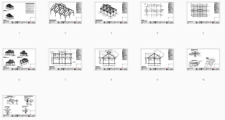 24×36 Sugar Shack Plan - Timber Frame HQ