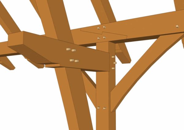 16×24 Cruck Timber Frame Plan - Timber Frame HQ