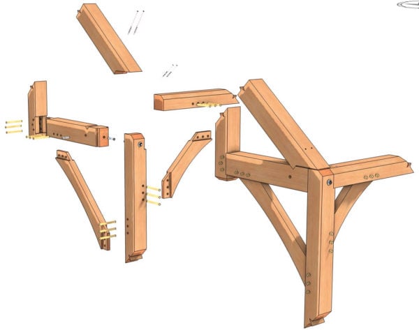 Hammer Beam Eave Detail - Timber Frame HQ