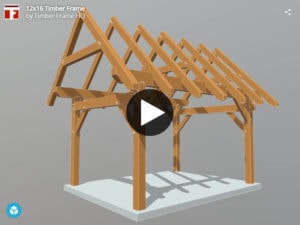 12x16 Timber Frame - Timber Frame HQ