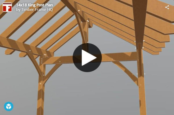 14x18 King Post - Timber Frame HQ