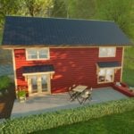 24×36 Saltbox Cabin - Timber Frame HQ