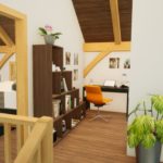 24×36 Saltbox Cabin - Timber Frame HQ