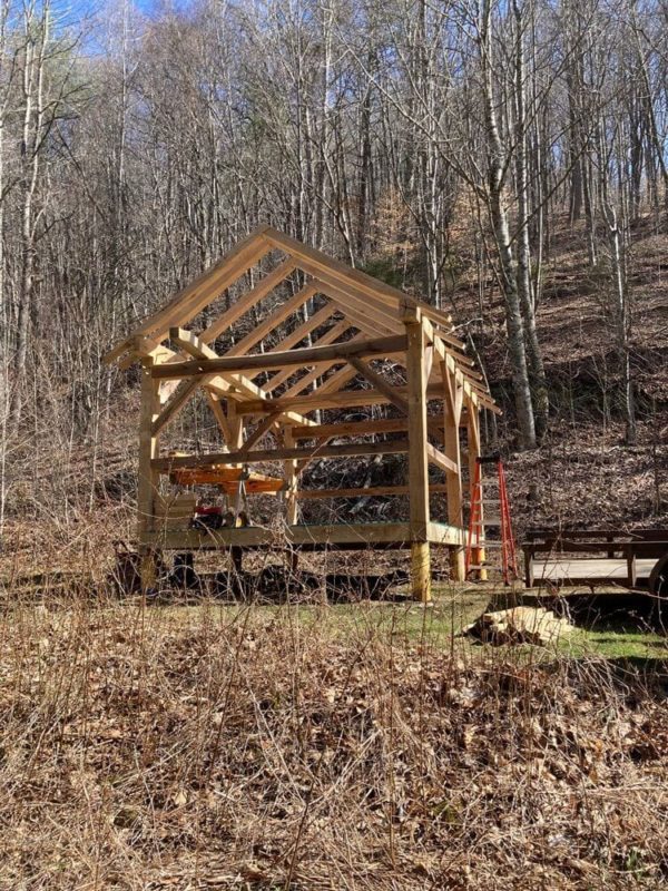 Kirkland Oak and Walnut Cabin - Timber Frame HQ