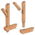 Timber Frame Corner Joint with Spline and a Tenon - Timber Frame HQ