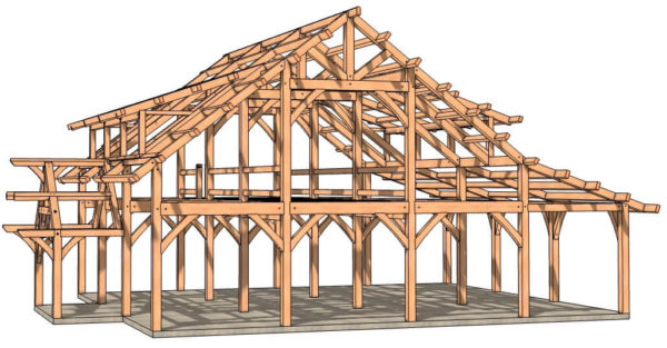 Custom Timber Frame Design - Timber Frame HQ