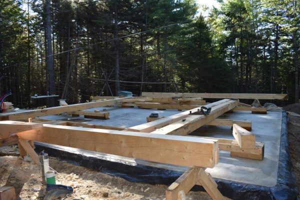 Foxwalk Adventures Mixed Species Saltbox - Timber Frame HQ