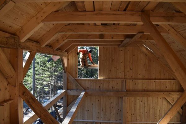 Foxwalk Adventures Mixed Species Saltbox - Timber Frame HQ