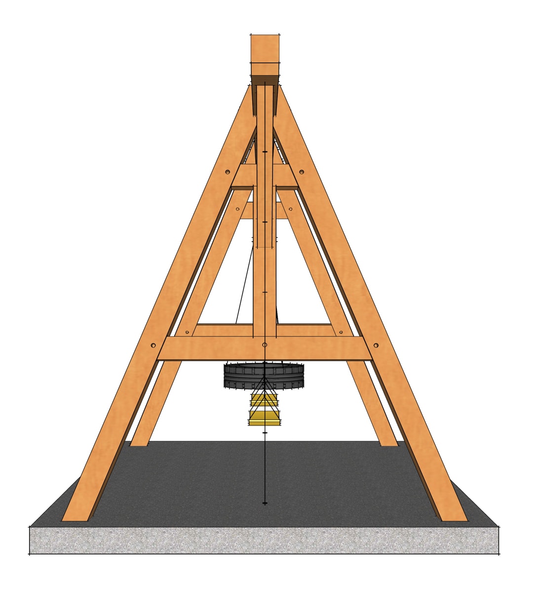 Timber Frame Swing Set Plan - Timber Frame HQ