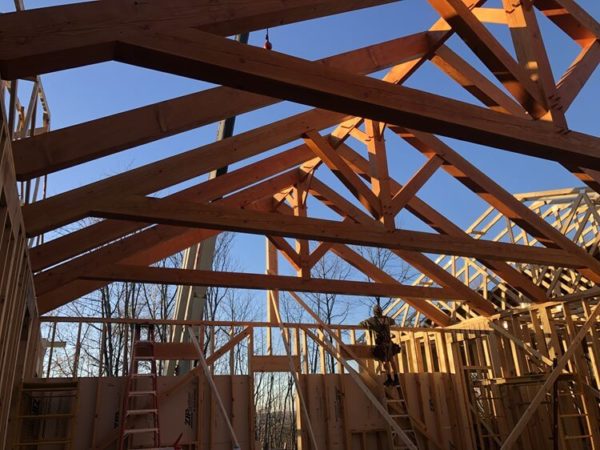 Big Woods Timber Frames Douglas Fir Trusses - Timber Frame HQ