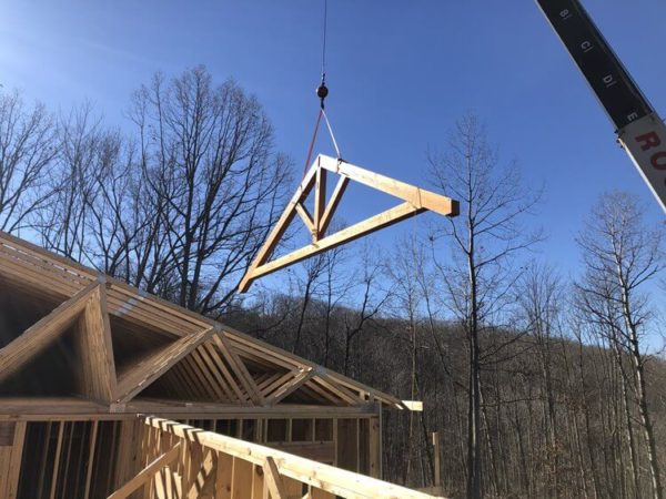 Big Woods Timber Frames Douglas Fir Trusses - Timber Frame HQ