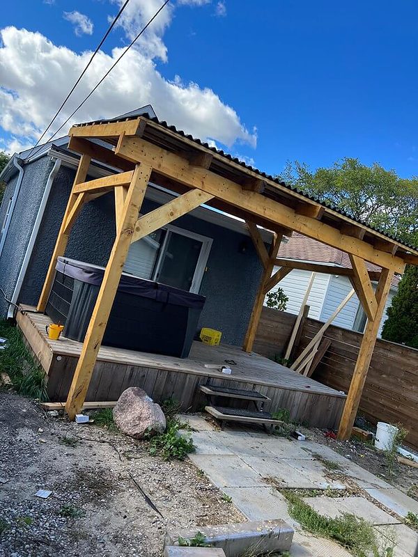 Lockhart Spruce Deck Cover - Timber Frame HQ