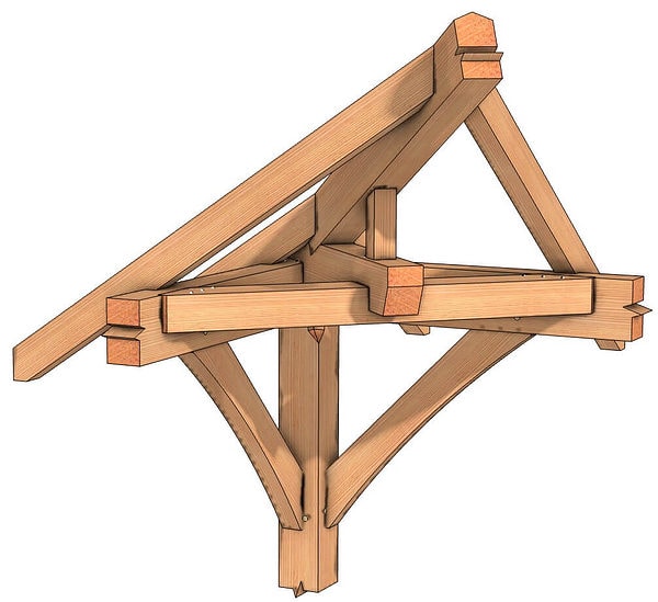 Dragon Brace Assembly - Timber Frame HQ