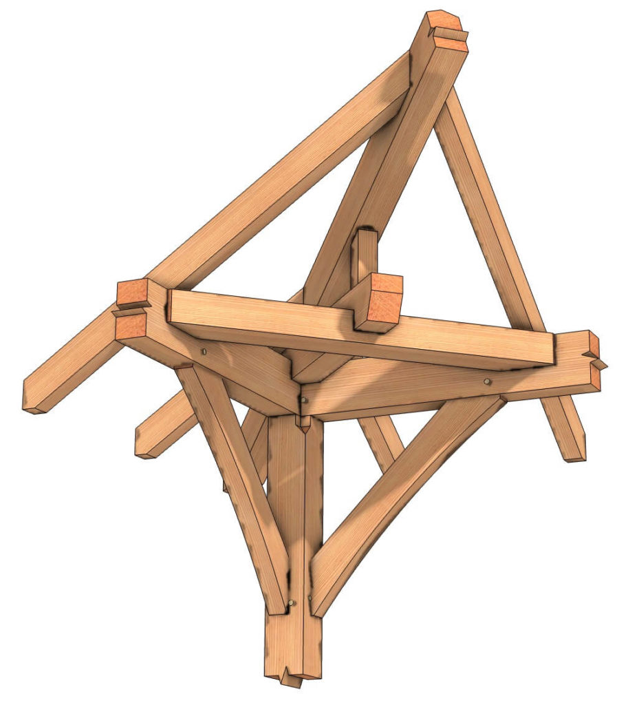 Dragon Brace Assembly - Timber Frame HQ