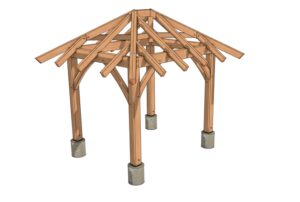 Timber Frame Pergola Plans - Timber Frame HQ