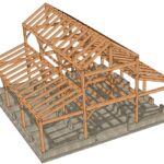 40x42 Timber Frame Horse Barn - Timber Frame HQ