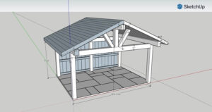 Peikin Hemlock and Pine Pool Pavilion - Timber Frame HQ