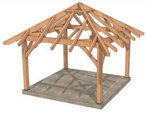 14x14 Pavilion - Timber Frame HQ