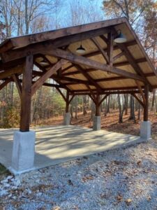 Conner Hemlock Timber Frame Carport - Timber Frame HQ