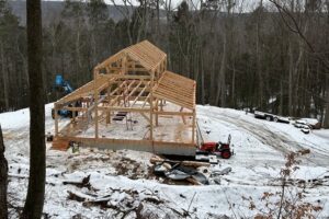 Koch Eastern Hemlock Monitor Barn - Timber Frame HQ