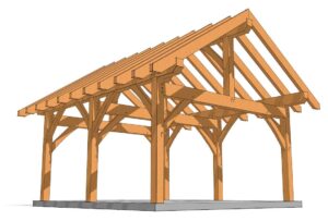 Timber Frame Shed Plans - Timber Frame HQ