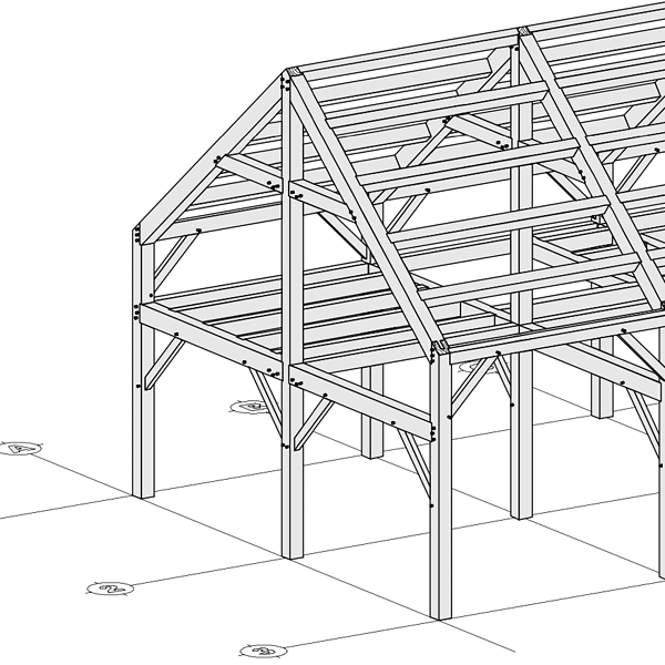 Custom Timber Frame Design - Timber Frame HQ