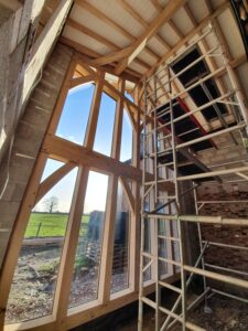 Teasel Oak Gable Frame - Timber Frame HQ