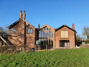 Teasel Oak Gable Frame - Timber Frame HQ