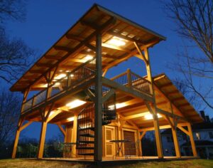 Enhancing Your Timber Frame Pavilion Lighting - Timber Frame HQ