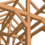 18×24 Saltbox Cabin - Timber Frame HQ