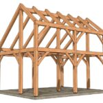 18×24 Saltbox Cabin - Timber Frame HQ