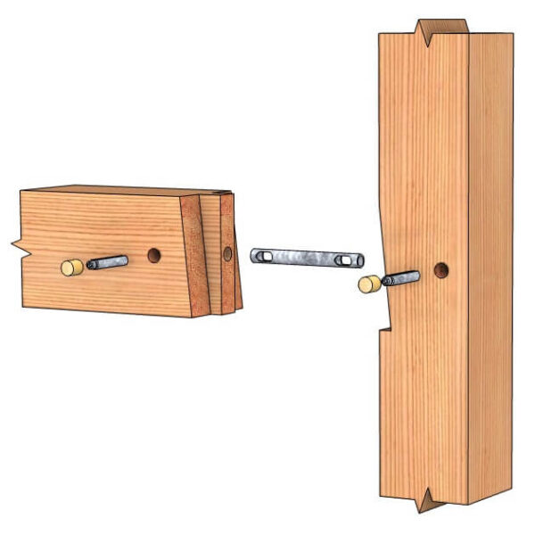 Timberlinx A095 - Post and Beam Connector - Timber Frame HQ