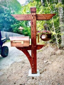 Conner Hemlock and White Oak Mailboxes - Timber Frame HQ