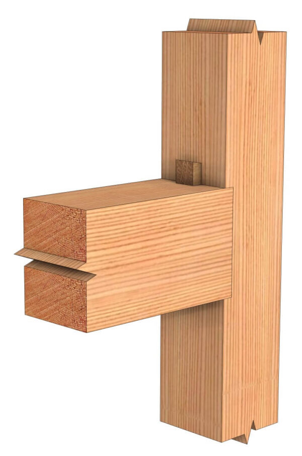 Wedged Mortise and Tenon Joint - Timber Frame HQ