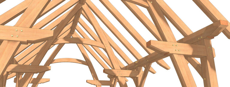 16×24 Cruck Timber Frame - Timber Frame HQ