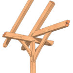 King Post Truss to Plate Connection - Timber Frame HQ