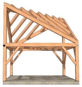 Timber Frame Shed Plans - Timber Frame HQ