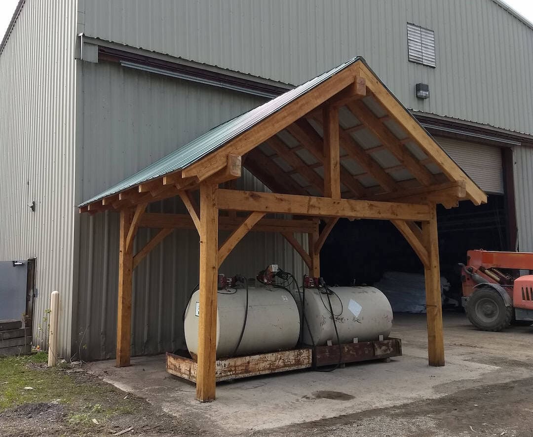 12x16 Timber Frame Porch