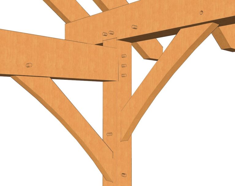 12x16 Timber Frame Porch