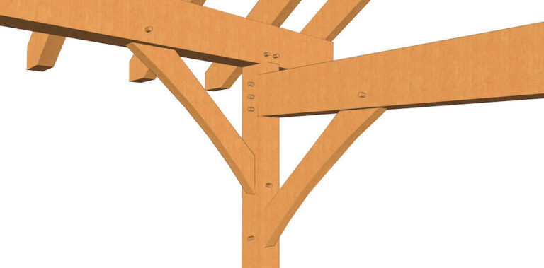 14x18 Heavy Timber Pavilion - Timber Frame HQ