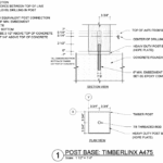 8×8 Heavy Duty Post Base - Timber Frame HQ