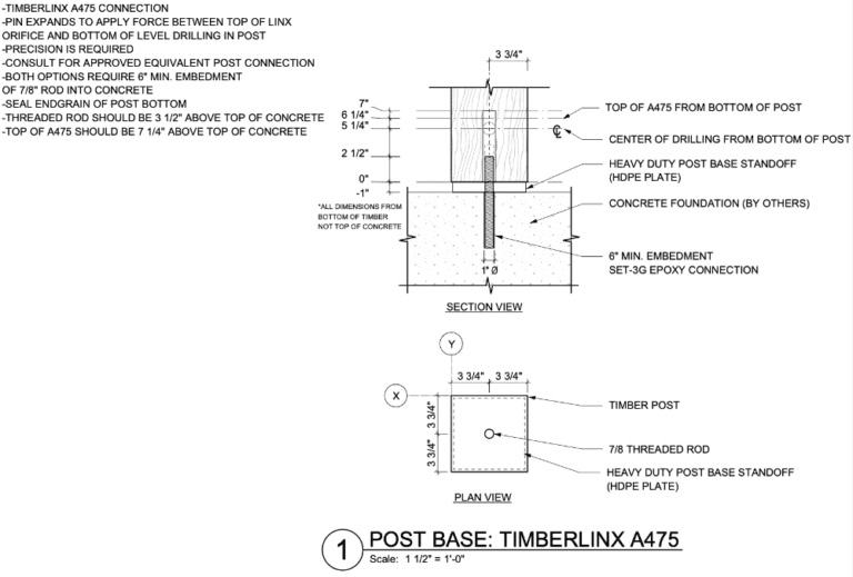 Timberlinx Threaded Connector - A475 - Timber Frame HQ