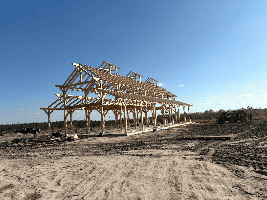 50x90 Timber Frame Barn - Timber Frame HQ