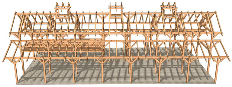 50x90 Timber Frame Barn - Timber Frame HQ