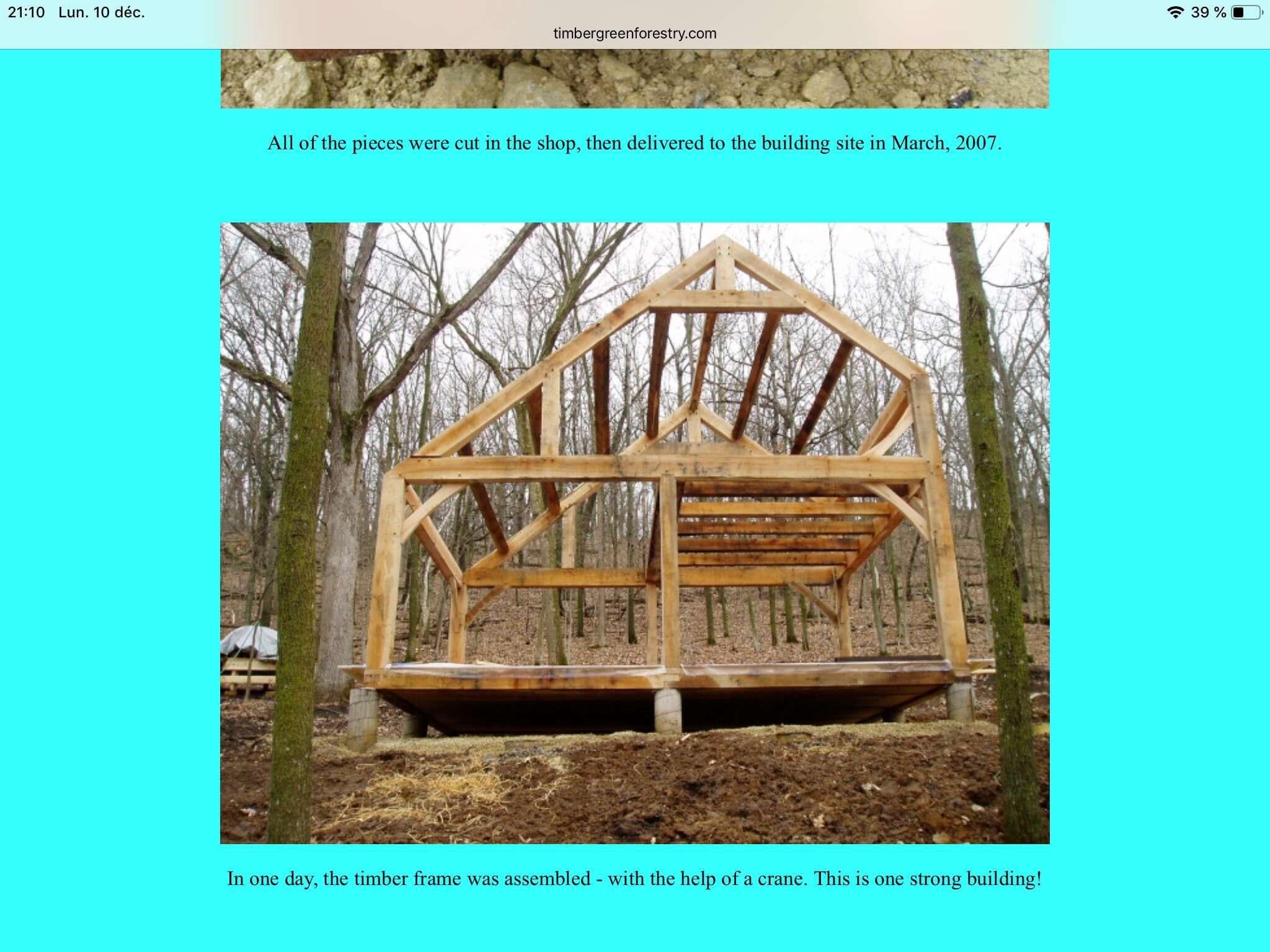 Jodies Self Build Timber Frame Blog The Frame Raising